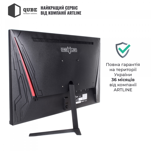 Купити Монітор QUBE Overlord G24F144Plus в Україні - ціна на QUBE.ua.