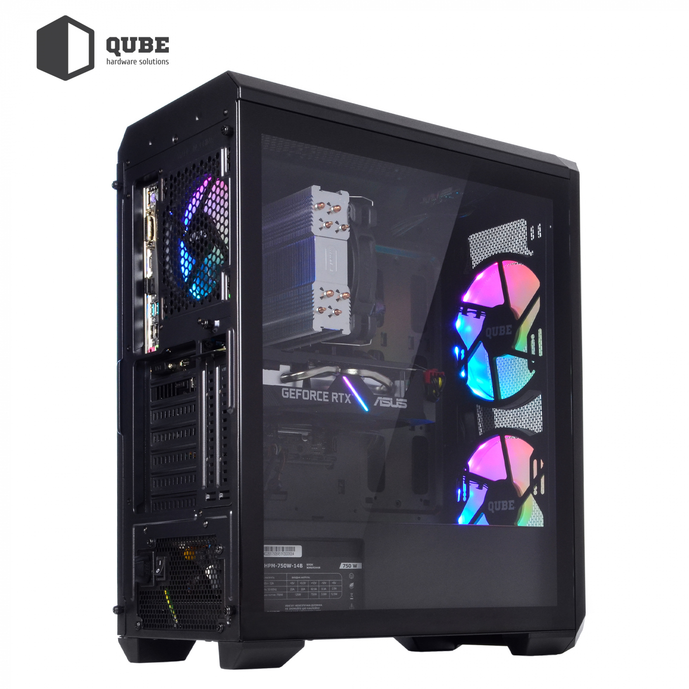 Купити Системний блок QUBE Ігровий QB i9 12900F RTX 3070 TI 8GB 321 - ціна в Києві.